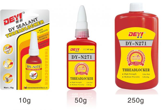 24 Hour Full Curing Time N271 High Strength Anaerobic Adhesive Thread ...