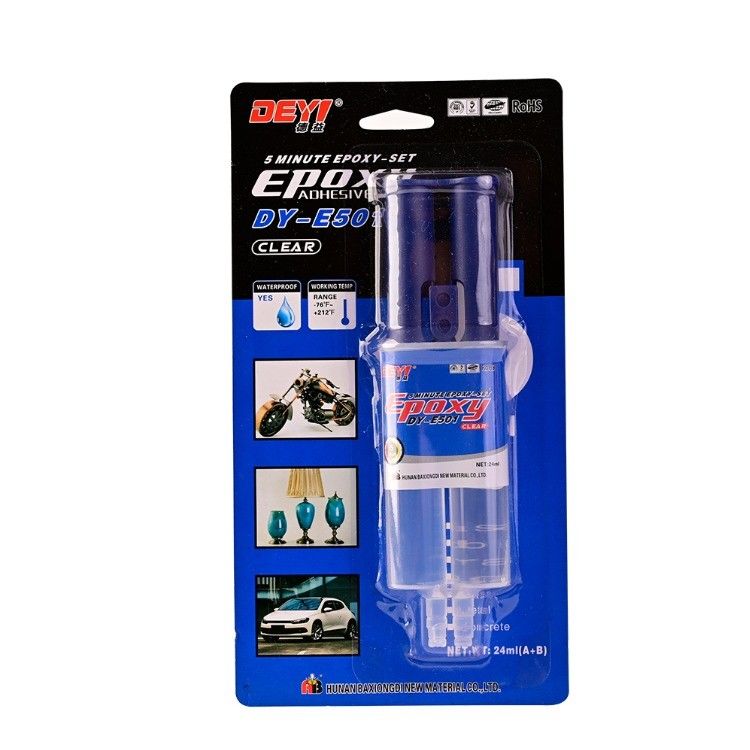 24ml Clear Syringe Epoxy Adhesive DDEYI 5-Minute Curing Liquid Glue ...